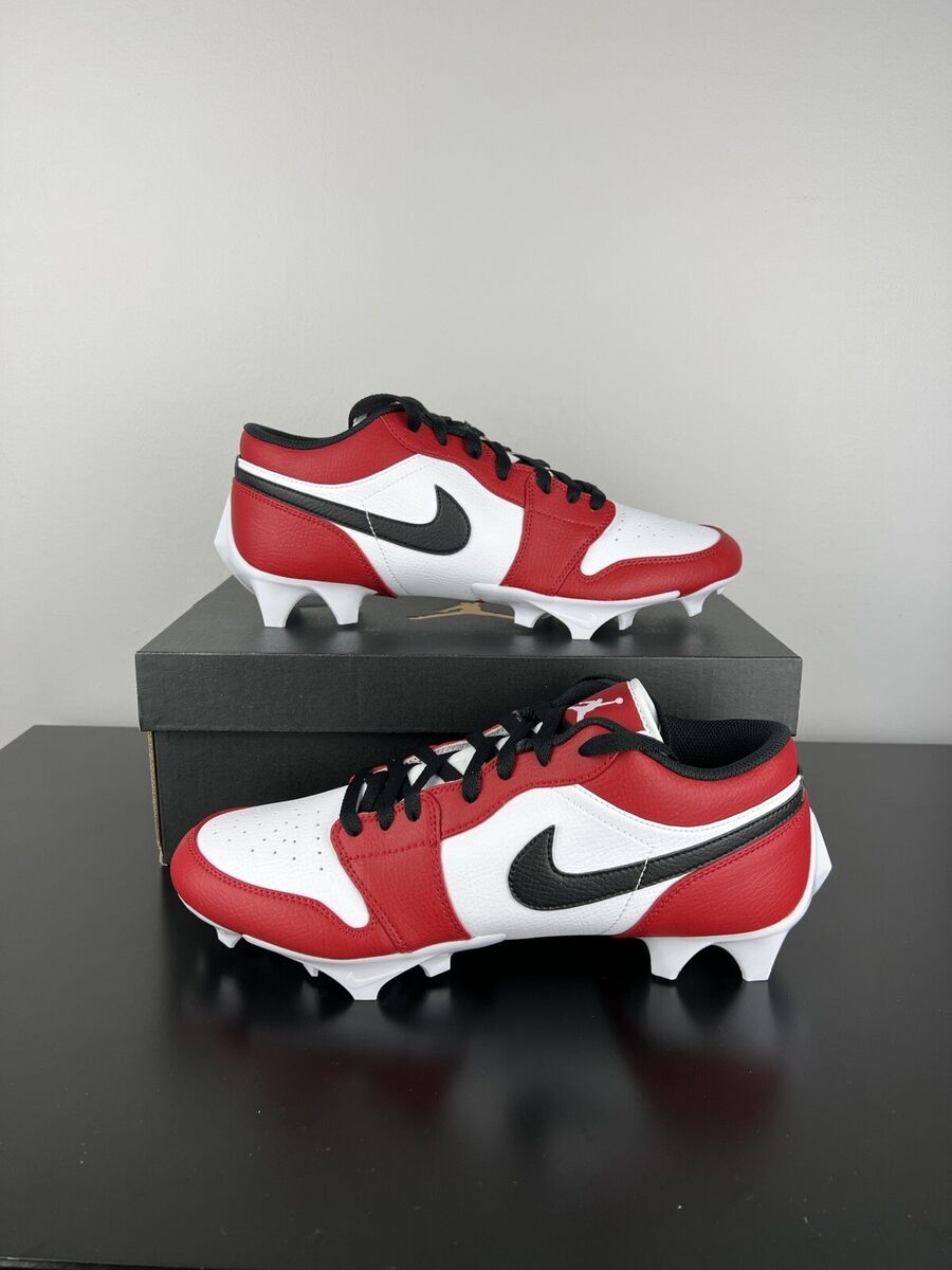 Jordan 1 Low TD Chicago Red Black White 2023 Football Cleat Jordan 1 Low TD Chicago Red Black White 2023 Football Cleat