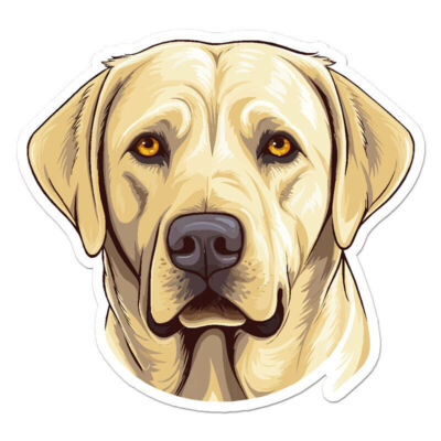 Yellow Lab Sticker Decal | eBay