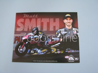 MATT SMITH 2010 AL-ANABI PRO STOCK MOTORCYCLE 8x10 NHRA DRAG RACING ...