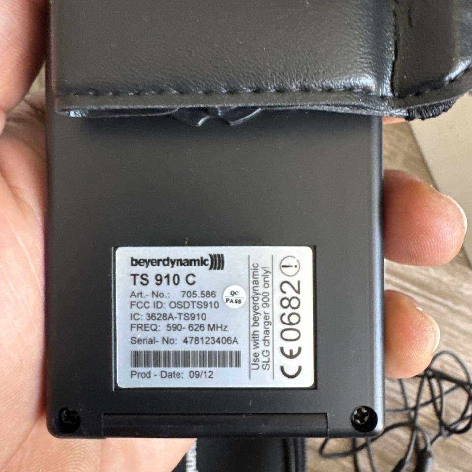 Beyerdynamic TS910C Pocket Transmitter Opus 910 Mini XLR 682 - 718MHZ ...