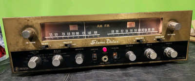 VINTAGE Monarch STA 260 Stereophonic Tube STEREO FM AM PHONO RECEIVER ...
