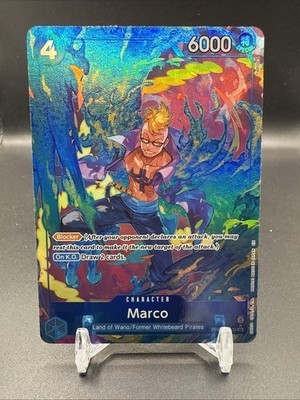 Marco PRB02-008 SR Alternate Art One Piece Card Game English NM | eBay