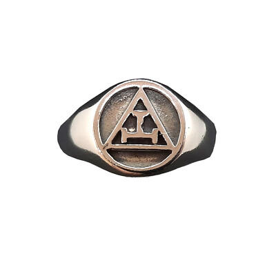 Genuine Sterling Silver Ring Royal Arch Masons Hallmarked Solid 925 ...