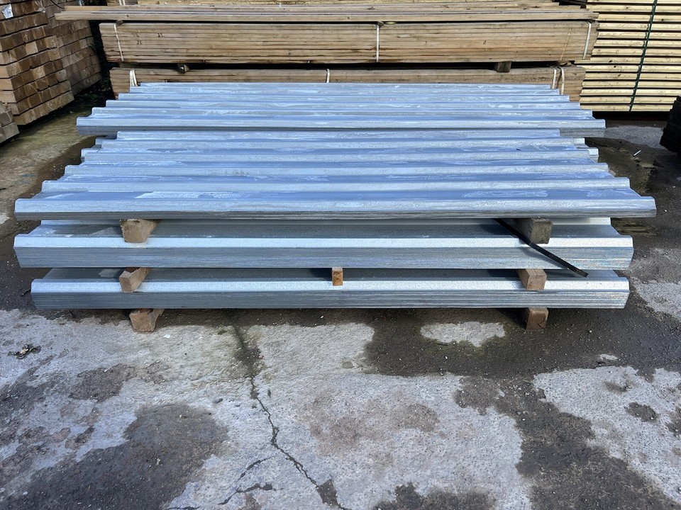 14Ft x 1100 ~ Galvanised Box Profile Roof Sheets / Panels ~ New | eBay