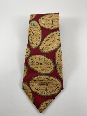 Pierre Balmain Silk Tie Necktie Clocks | eBay