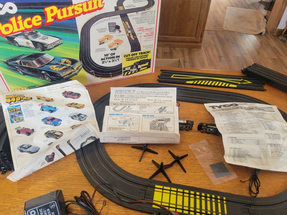 Tyco Police Pursuit Slot Car Track | eBay