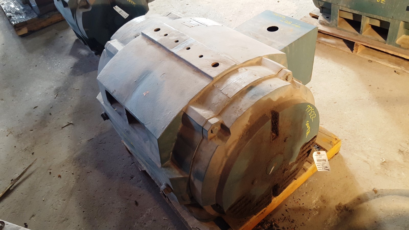 400 HP Reliance Electric Motor, 1800 RPM, 5008Z Frame, DPBB, 4160 V ...