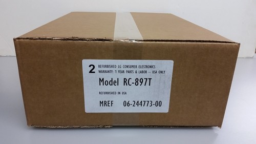 LG RC897T DVD Recorder VCR Combo Factory Refurbished 1Year Warranty ...