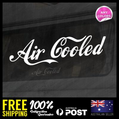 AIR COOLED Decals 225x60mm Stickers Vinyl for Campervan Retro Car | eBay