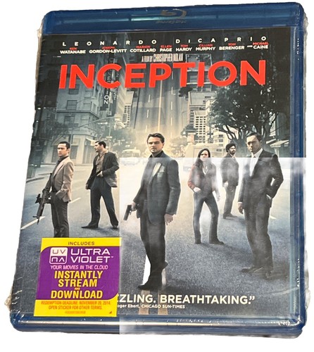 Inception (Blu-ray Disc, 2012, 2-Disc set) Leonardo DiCaprio, Tom Hardy ...