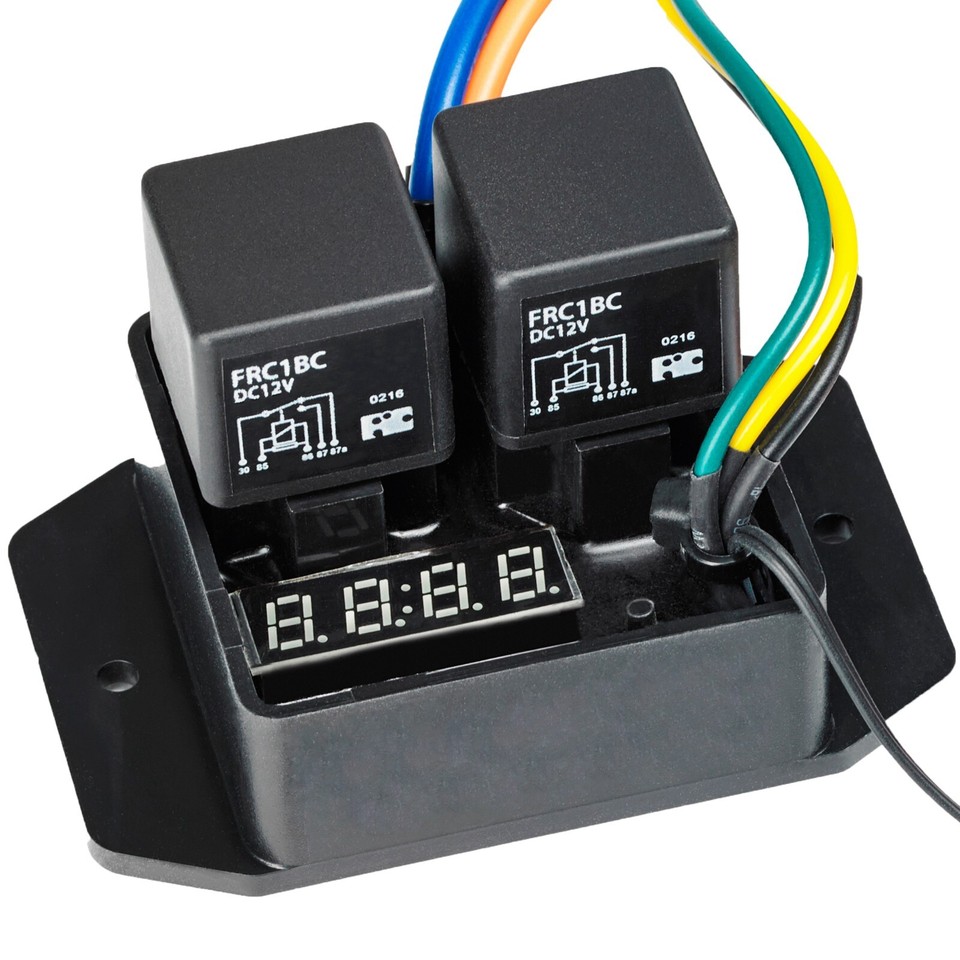 DIGITAL ADJUSTABLE ELECTRIC FAN CONTROLLER THERMOSTAT TEMP SWITCH HOSE ...