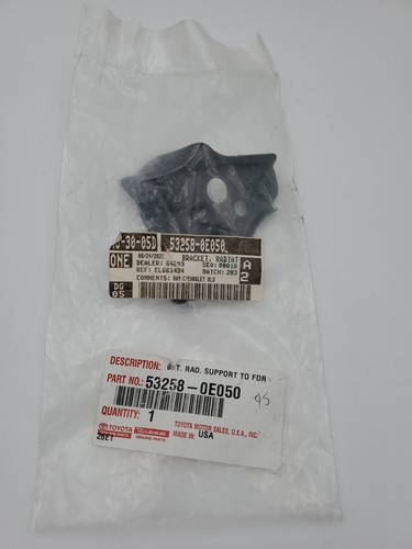 Genuine OEM Toyota 53258-0E050 Left Front Fender Mount Bracket 11-19 ...