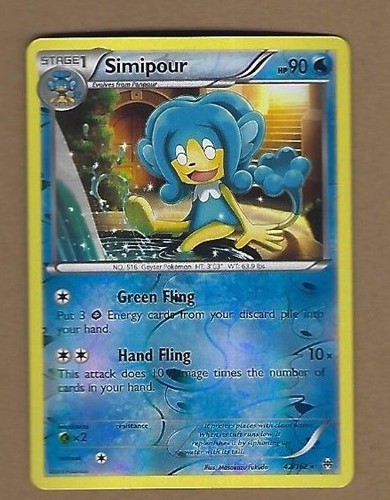 POKEMON SIMIPOUR REVERSE FOIL CARD | eBay