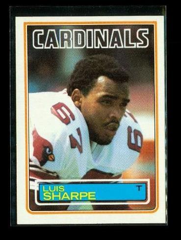 Vintage 1983 TOPPS Football Trading Card #161 LUIS SHARPE St Louis ...