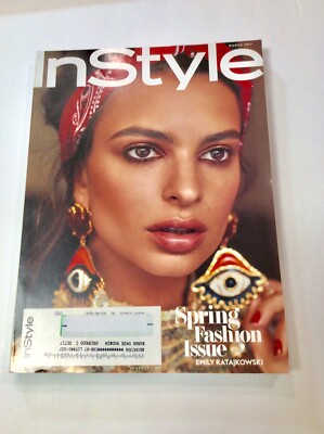 Instyle Magazine March 2017 Spring Fashion Issue Emily Ratajkowski | eBay