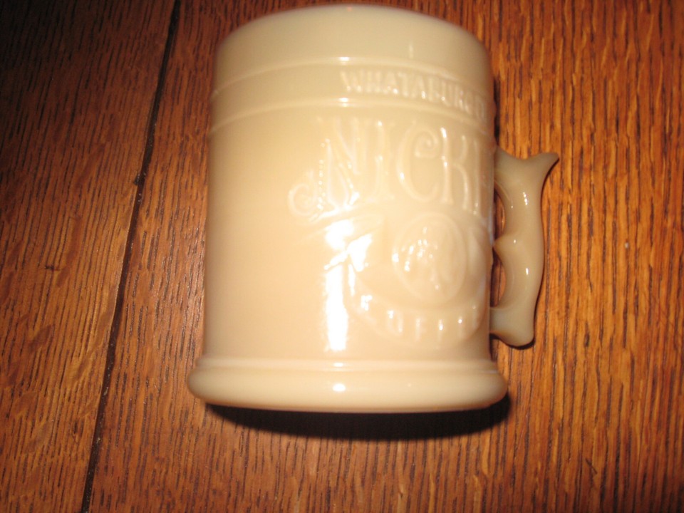 Vintage Whataburger Glass Butterscotch Buffalo Nickel Coffee Mug | eBay