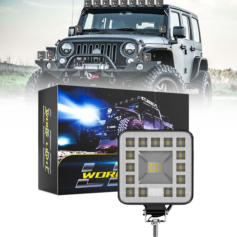 23pcs LED Car Work Lights with Lower Working Temperature Durable Design ...