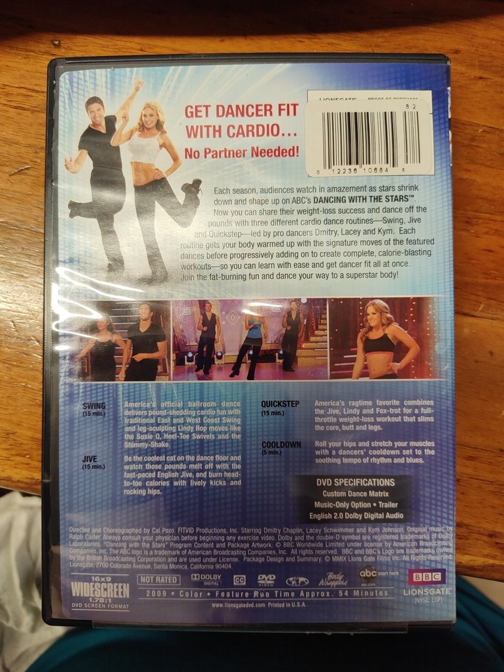Dancing with The Stars Dance Off The Pounds Fat Burning Exercises DVD ...