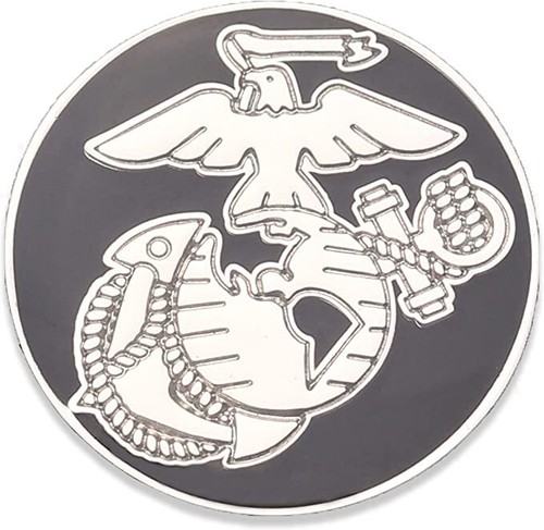 Marine Corps Black EGA Lapel Pin | eBay
