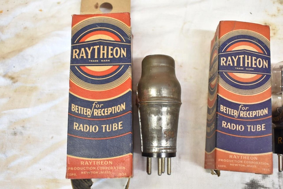Lot of Vintage NOS Radio Tubes RCA 807 Raytheon 6A6 56S 53 27 666A 866 ...