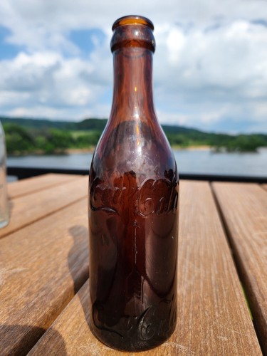 Amber Straight Side Coca Cola with Arrows Knoxville, Tenn. MINT | eBay