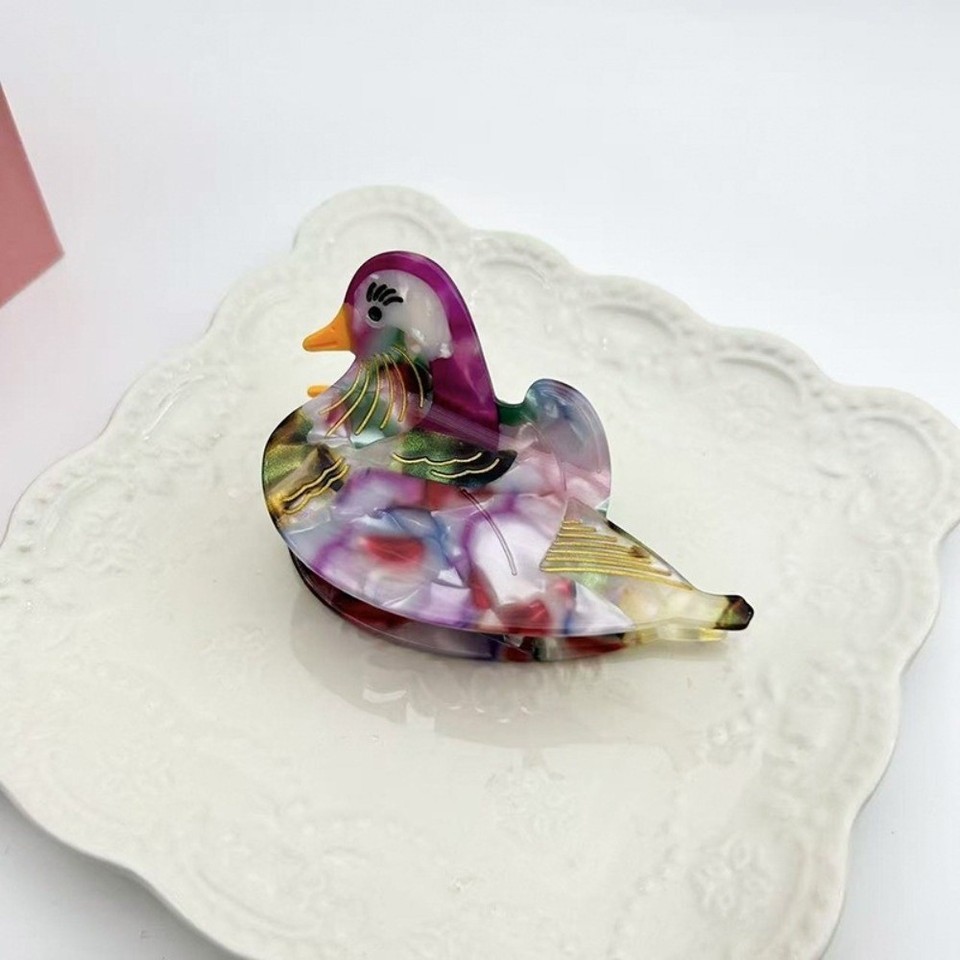 Parrot Acetic Acid Hair Claw Swallow Cartoon Animal Shark Clip Daily ...