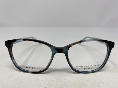 Adrienne Vittadini AV614S Ocean Multi 47-16-130 Blue Eyeglasses Frame ...