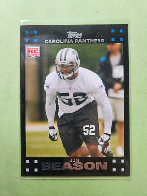 Jon Beason #368 Football card Topps 2007 Carolina Panthers Rookie RC | eBay