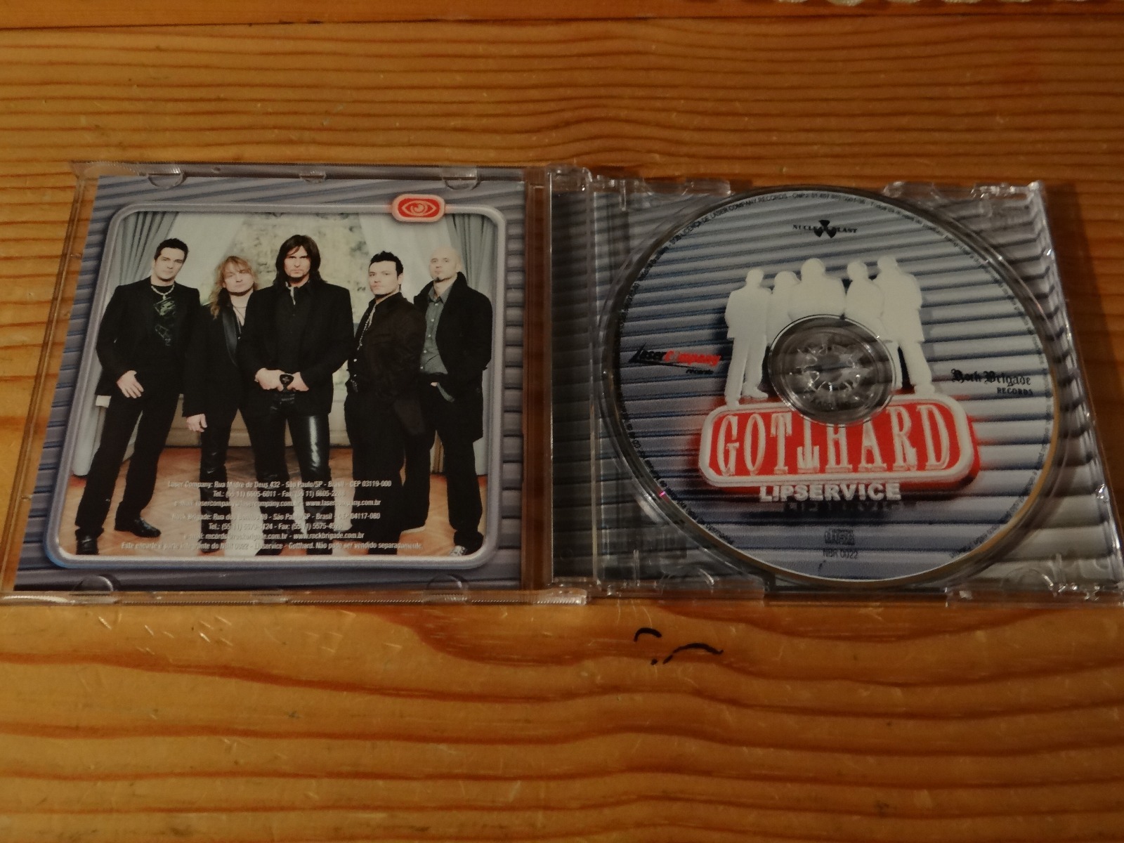 Gotthard - Lipservice Brazilian Pressing CD | eBay