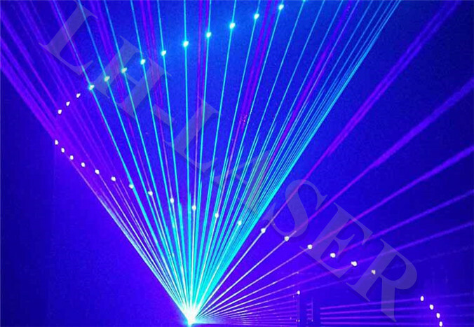 1500MW ILDA SD card RGB 3D full color animation pattern laser stage ...