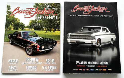 2 Barrett Jackson Car Auction Catalogs 3rd Annual Northeast Mohegan Sun ...