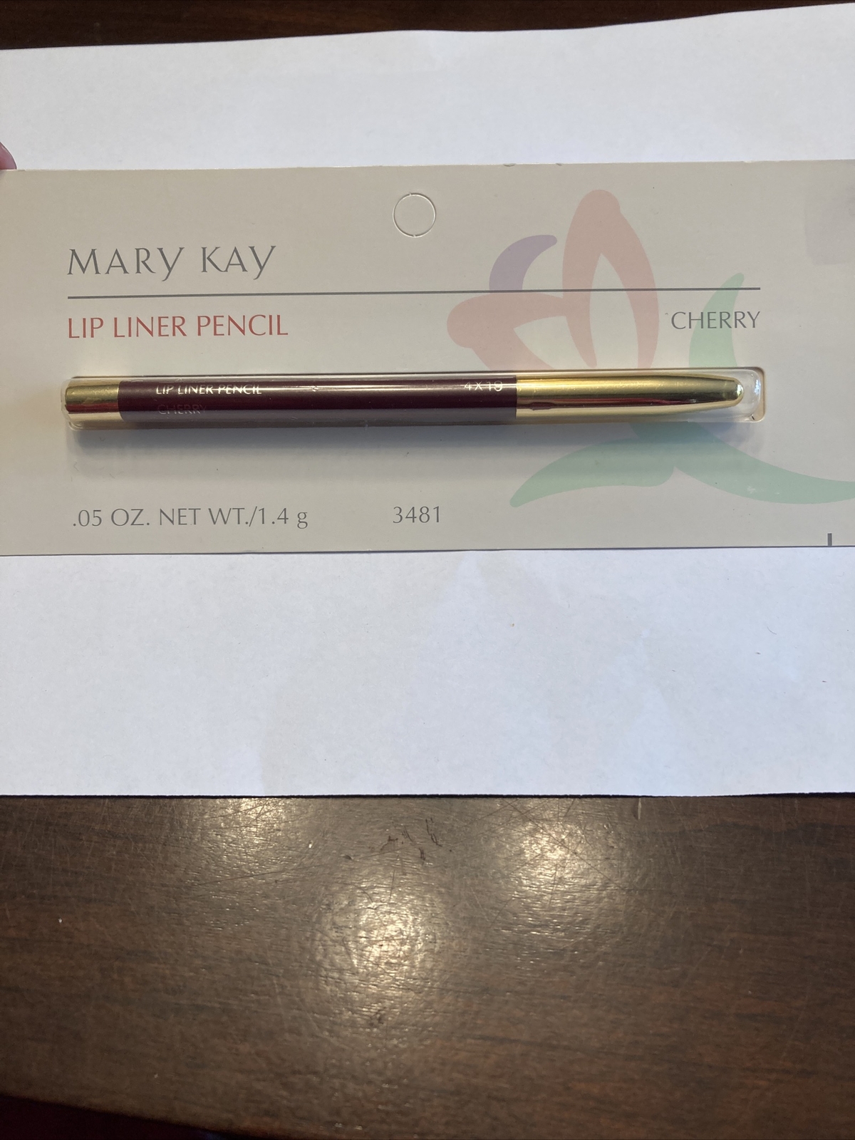 Mary Kay Lip Liner Lip Pencil Cherry 3481 .05 oz Wood | eBay