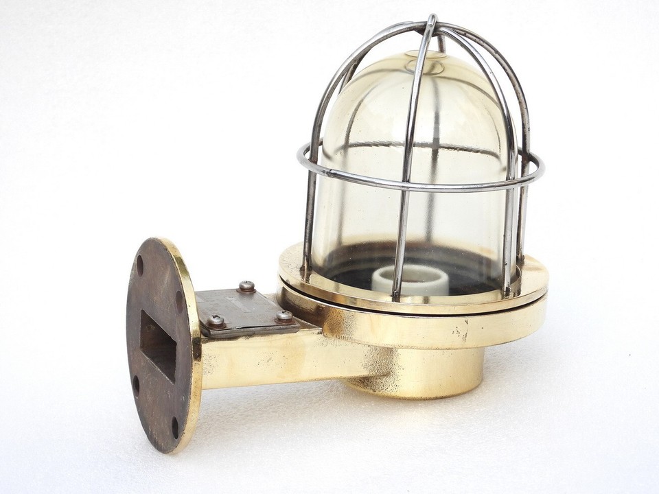 BRASS ANHUI YAN YANG PENDANT MARINE SHIP DECK PASSAGE LIGHT TYPE CCD9-6 ...