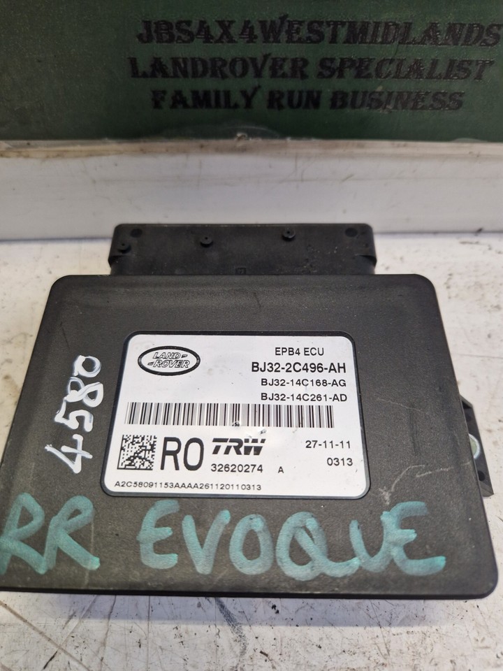 RANGE ROVER EVOQUE L538 ELECTRIC HAND BRAKE MODULE EJ32-2C496-AH | eBay ...