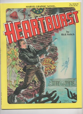 Marvel Graphic Novel #10 Heartburst by Rick Veitch Softcover 1984 | eBay