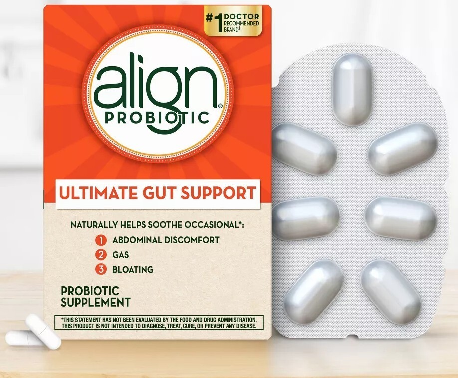 2 X ALIGN PROBIOTIC - ULTIMATE GUT SUPPORT - 28 X 2 = 56 CAPSULES - EXP ...