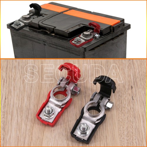 2Pcs Battery Clamps Quick Release Battery Terminal Clamps Caravan Car ...
