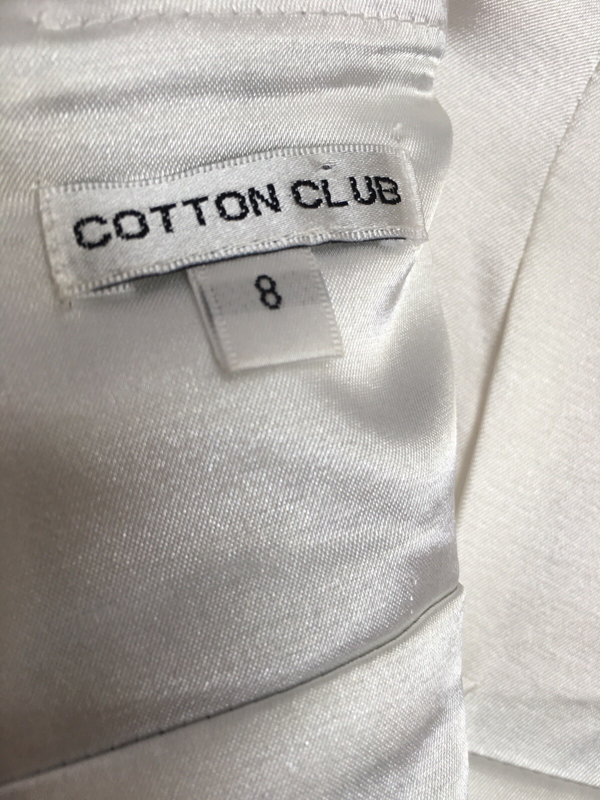 Cotton Club Dress. Black & White Lace. Size 8. Monochrome Strapless ...