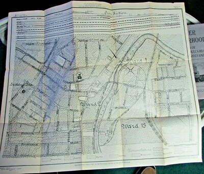 1911 CITY OF SCRANTON - MINE WORKINGS PROVIDENCE SECTION - ORIGINAL MAP ...