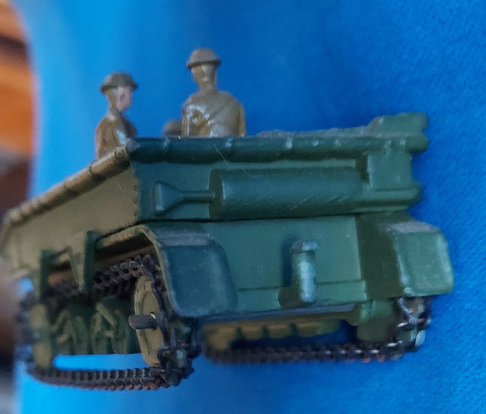 BRITISH WWII LIGHT ARTILLERY TRACTOR CAISSON & GUN No. 672 A,B,C EARLY ...