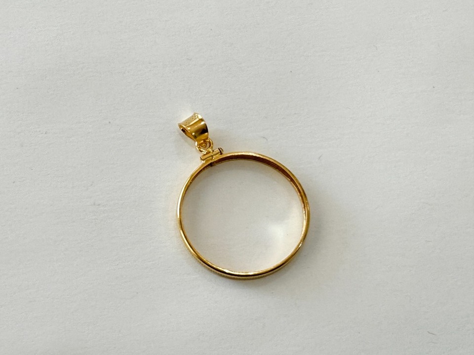Authentic 14k Gold Filled Screw Top Bezel with Coin Edge 6 Sizes | eBay