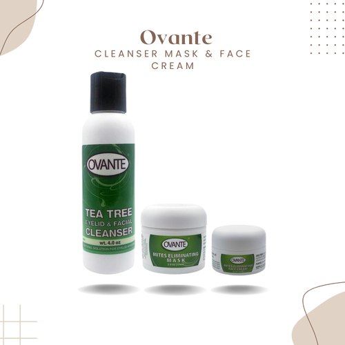 Ovante Demodex Control Complete Kit – Face Wash, Cream & Mask for ...