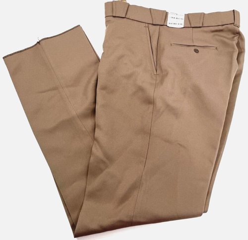 NEW MENS FLYING CROSS 32230 COMMAND 100% POLYESTER PANTS PINK TAN 36 ...