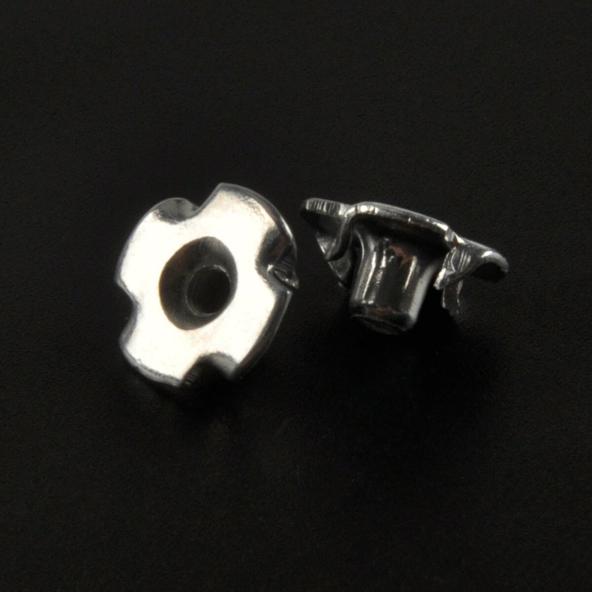 10PCS Metallic M3 Zinc Plated Steel T Nuts Blind Nuts 4 Prongs Knock In ...