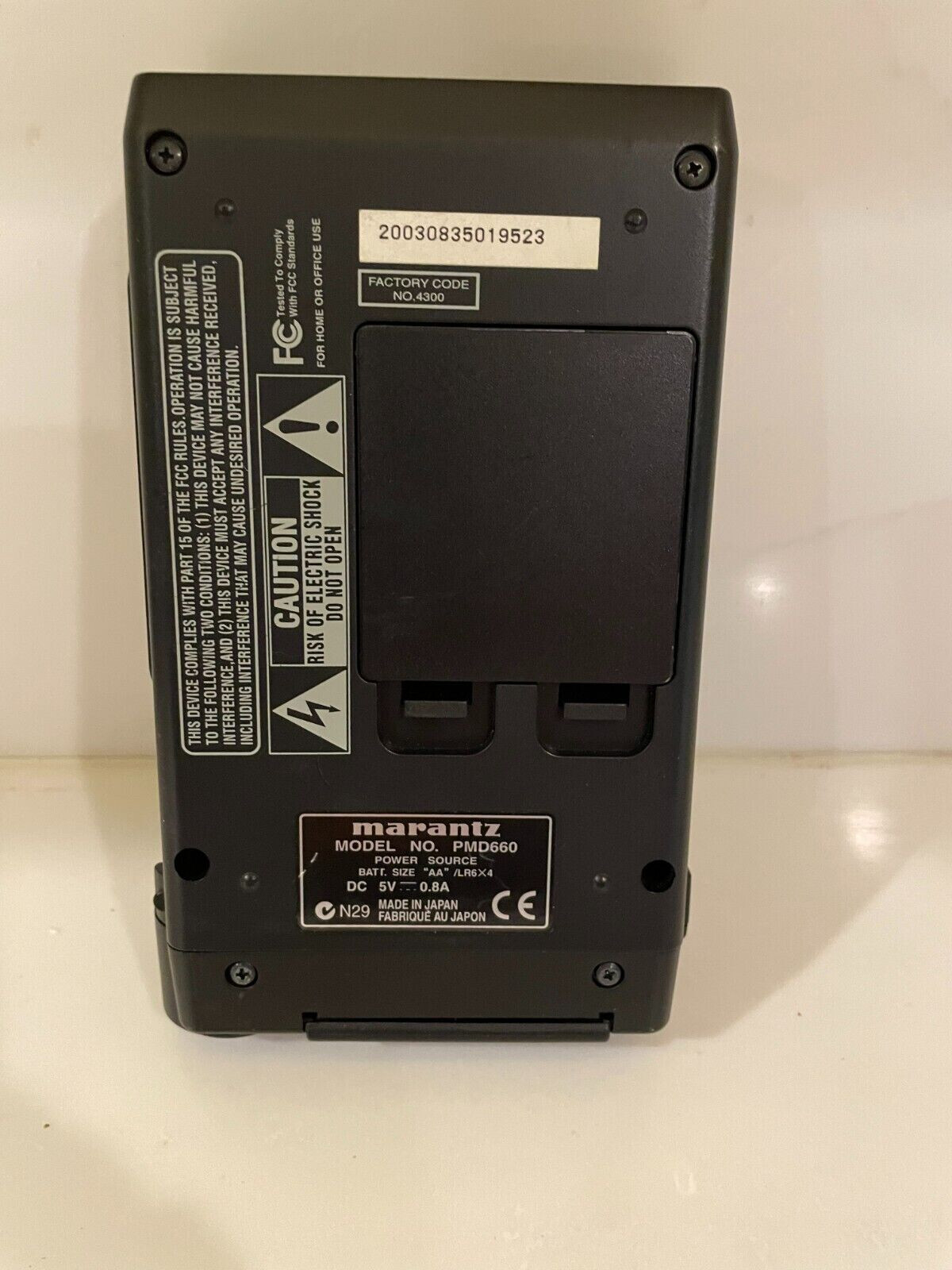 Marantz Professional Solid State Recorder PMD660 Digital Voice Recorder ...