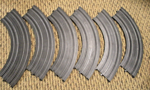 6X Life-Like Racing NASCAR Slot Car 9" Curved Track Sections | eBay