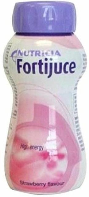 Nutricia Fortijuce 8 X 200ml 3 Flavours Strawberry Orange Blackcurrant ...