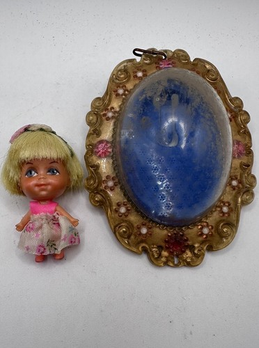 Little Liddle Kiddles Lola Lucky Locket Doll 1966 Mattel Short Hair ...