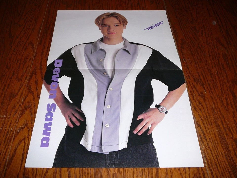 Jonathan Taylor Thomas Teen Beat poster JTT Devon Sawa centerfold ...