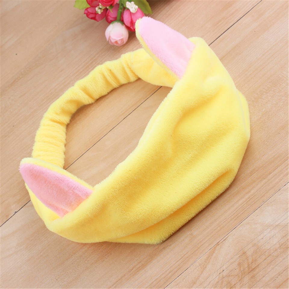 Cute Cat Ear Headband Casual Party Makeup Hairband Soft Velvet Hair ...